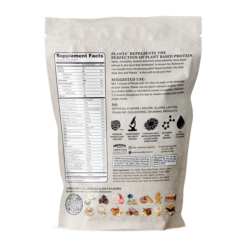 Planta® Premium Plant Protein - 25 Servings – Ambrosia Collective